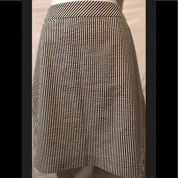 J. Crew Factory | Skirts | J Crew 65849 Pencil Seersucker Skirt Striped ...